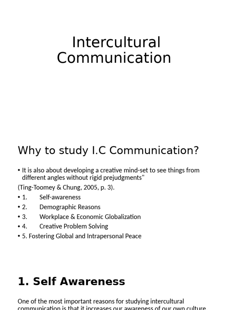 Benefits of Intercultural Communication | PDF | Career & Growth