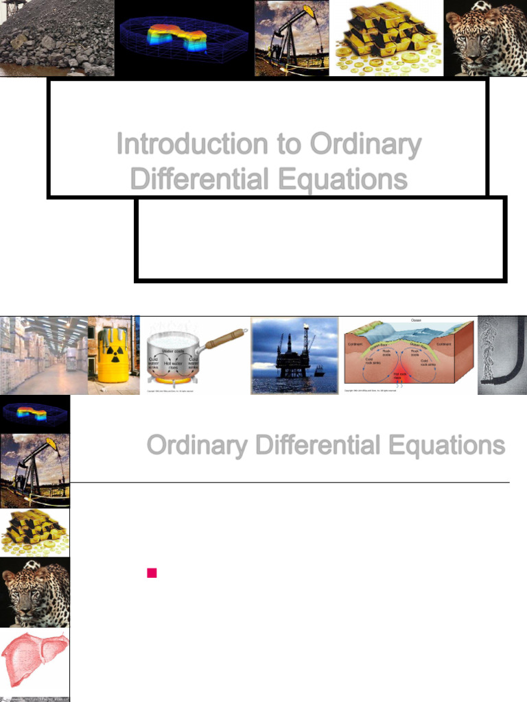 Introduction to ODE | PDF | Ordinary Differential Equation | Nonlinear ...