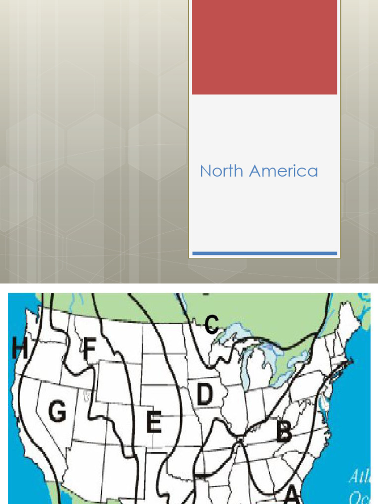 8 Geographic Regions of North America Instructional Ppt-2 | PDF