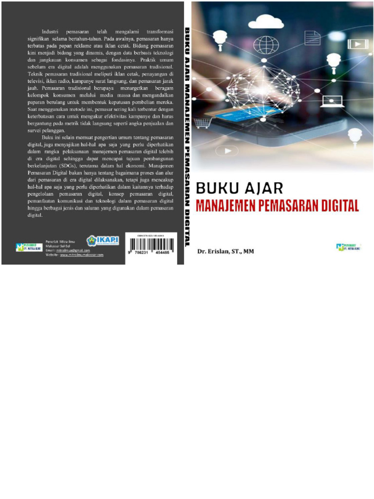 File Cetak Erislan Buku Ajar Pemasaran | PDF