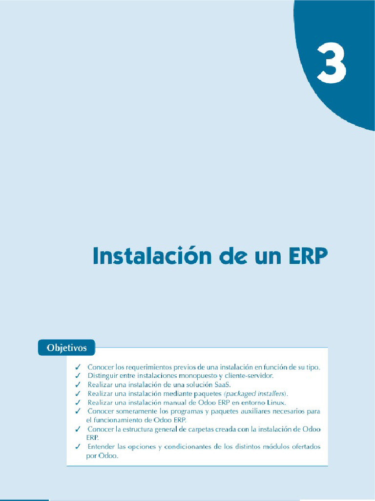 Cap03 InstalacionDeUnERP | PDF