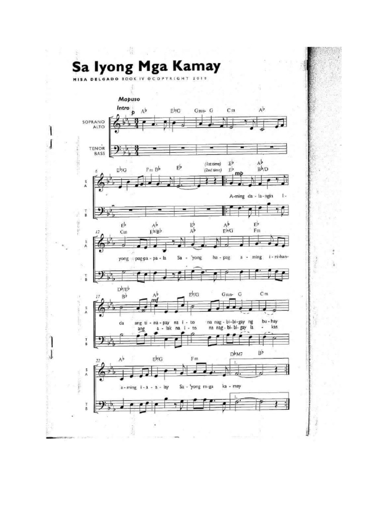 Sa Iyong Mga Kamay | PDF