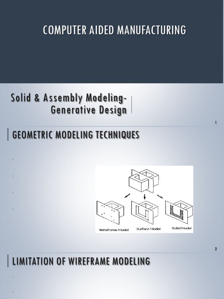 L5 - Solid - Assembly - Generative Design | PDF | Geometry