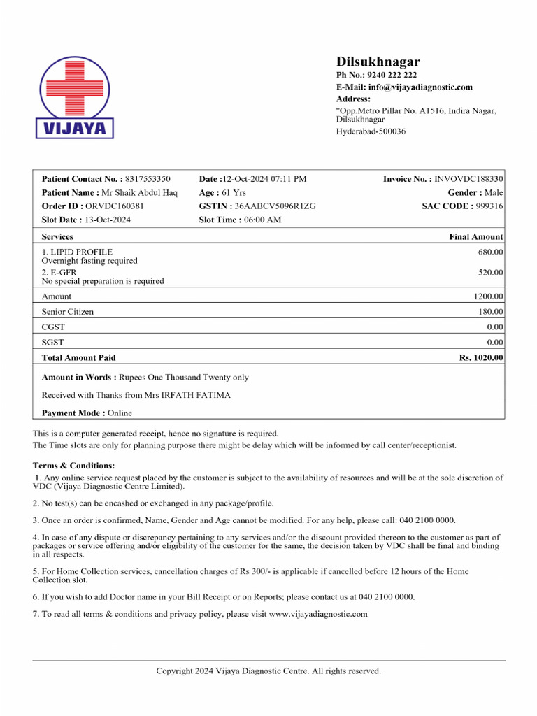 Lipid EGRE Bill | PDF