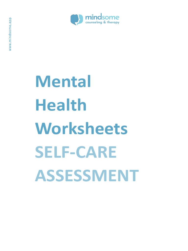 self-care-assessment | PDF | Psychology | Psychological Concepts