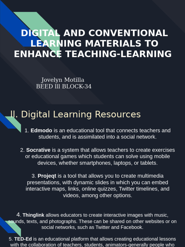 Motilla Prof Ed 7 Report | PDF | Educational Technology | Computing