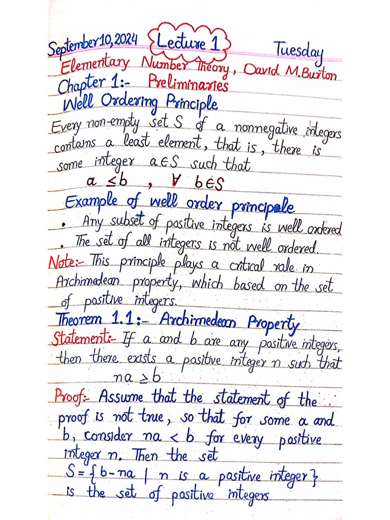 Number Theory | PDF