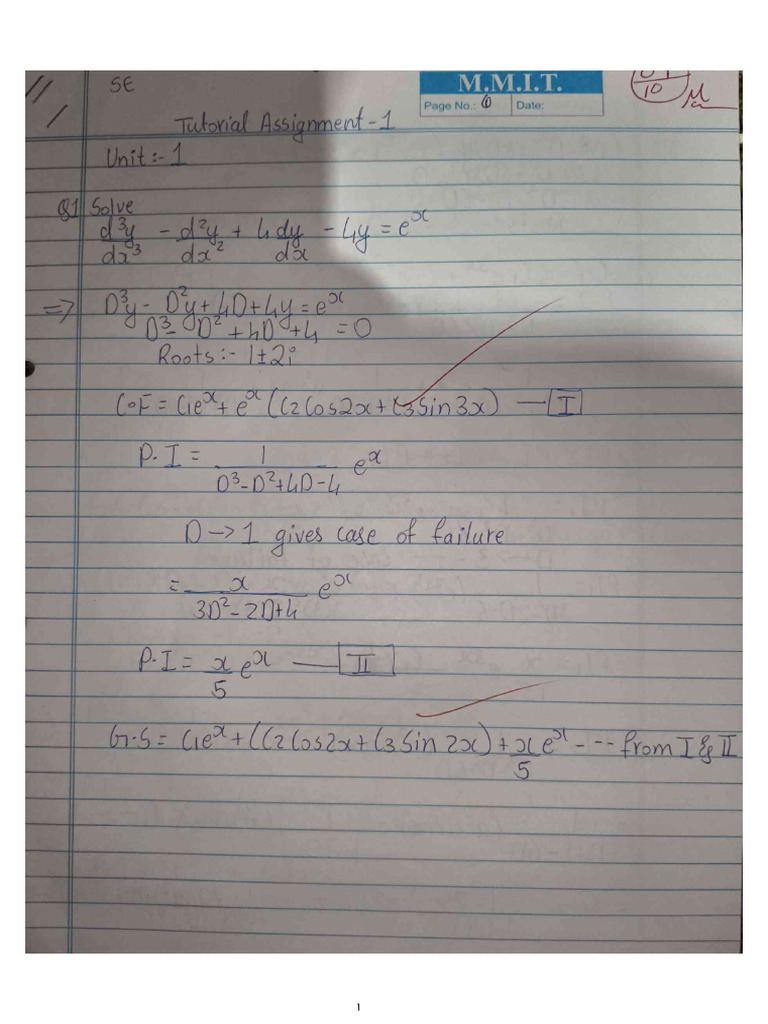Tutorial Assignment 1 Pdf