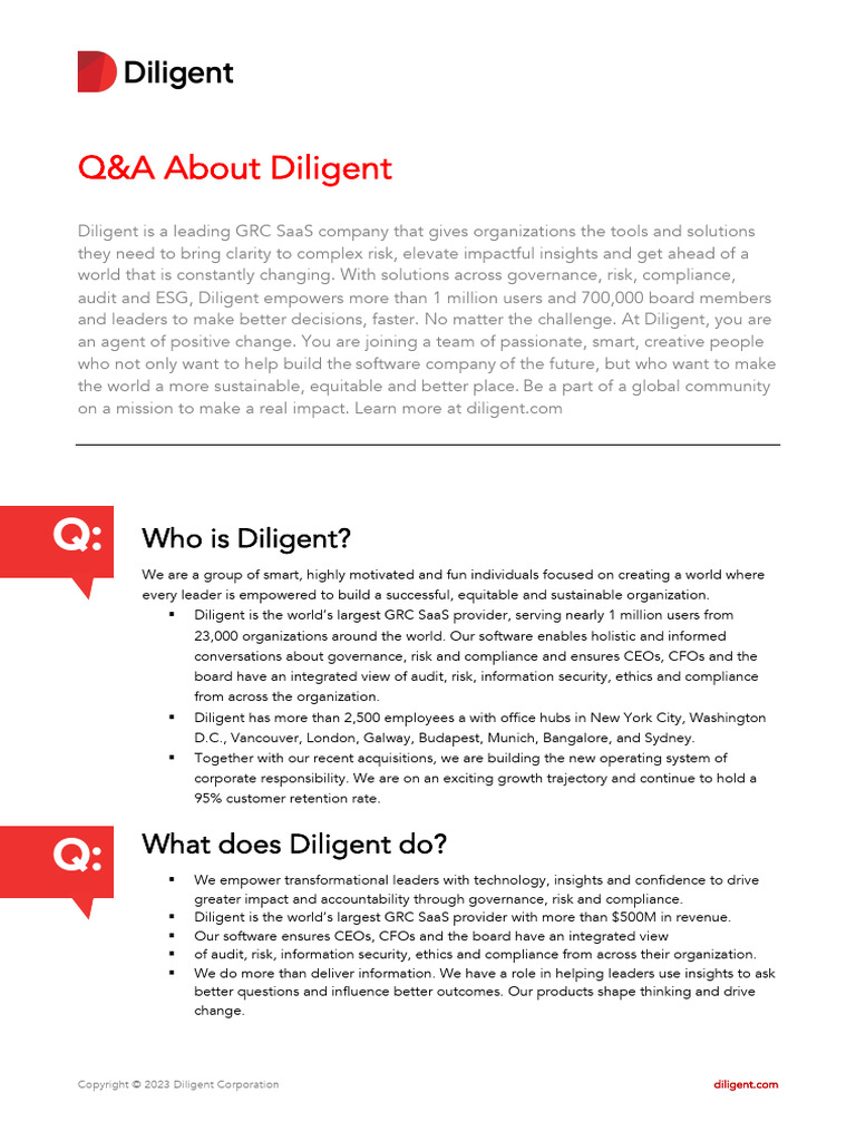 Candidate FAQ Flyer 2023 | PDF | Business