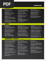 PGL Food Menu 2024-2025 Overview | PDF | Sausage | Salad