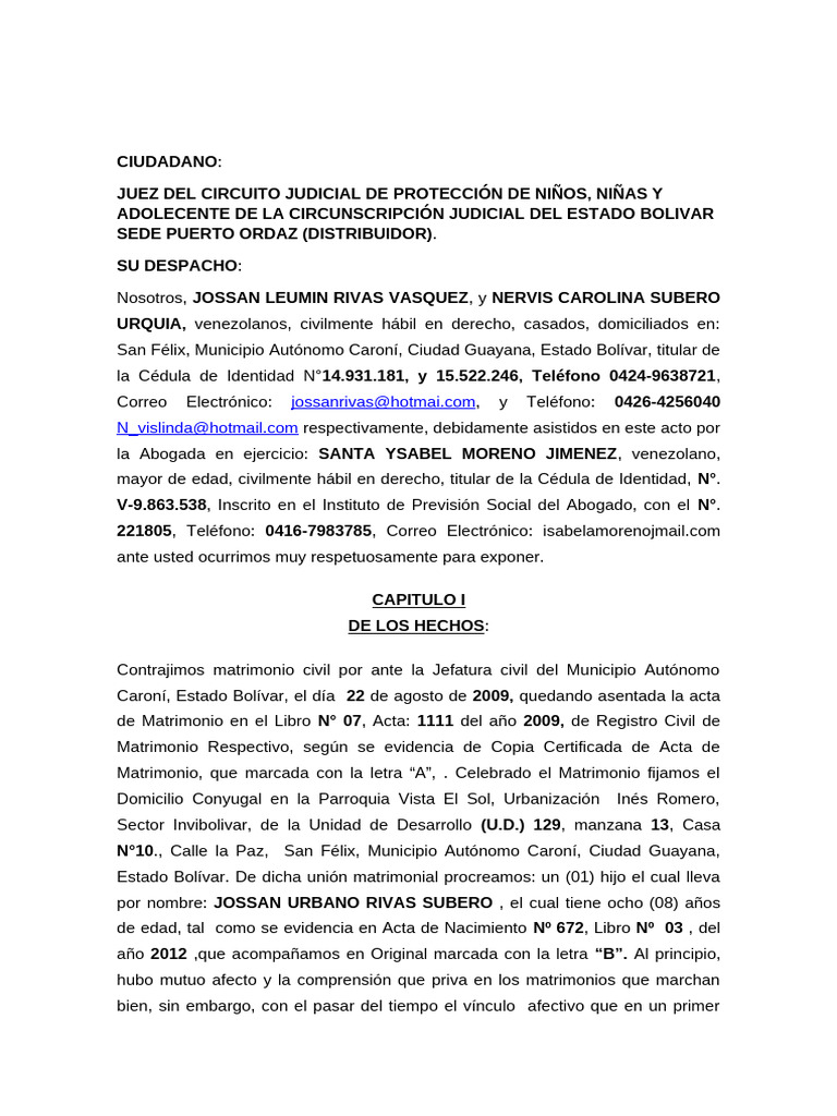 Divorcio Jassan Rivas | PDF | Divorcio | Matrimonio