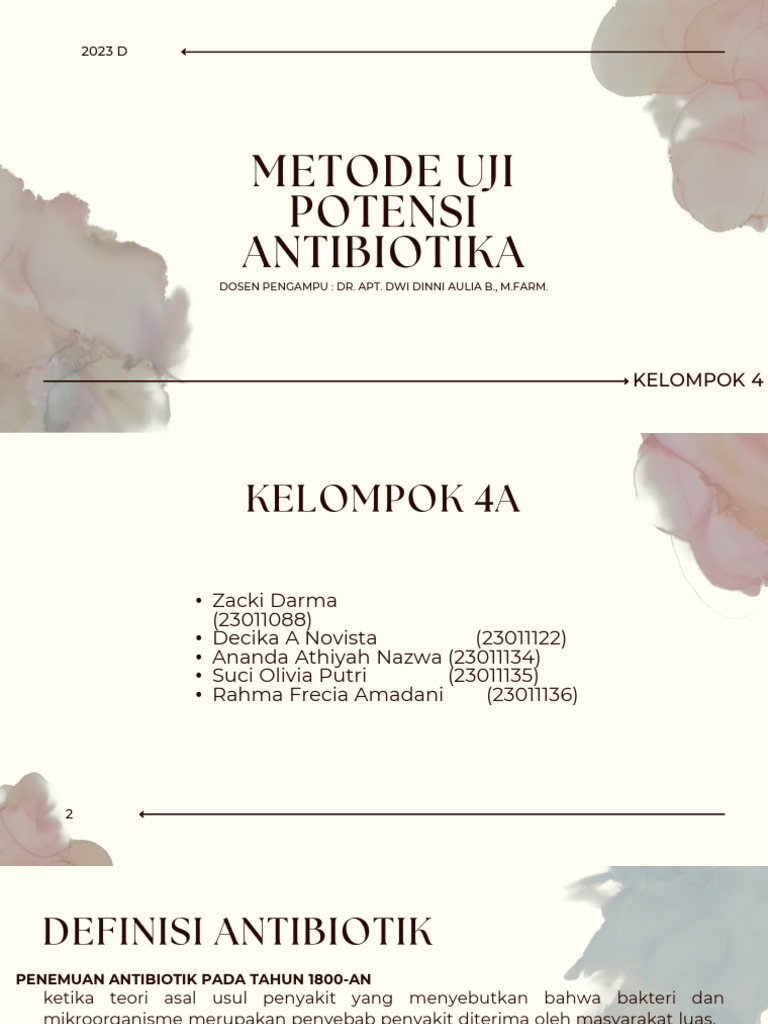 Mikrobiologi Kel 4a 23d | PDF