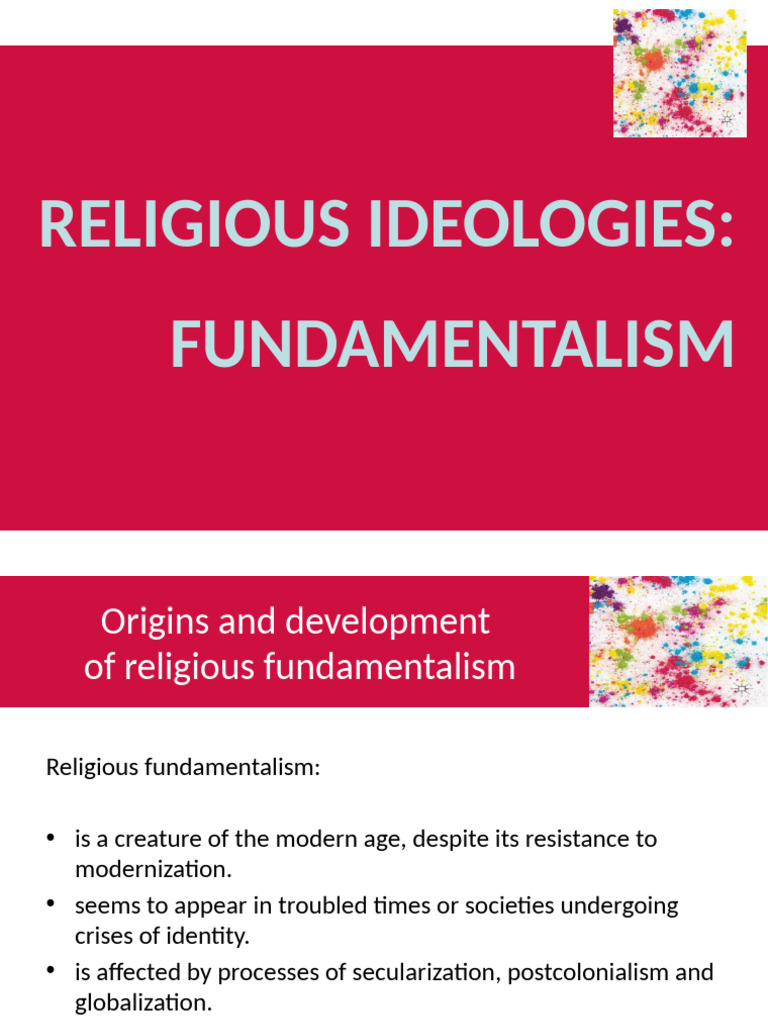 10-Religious Ideologies | PDF | Fundamentalism | Psychological Attitude