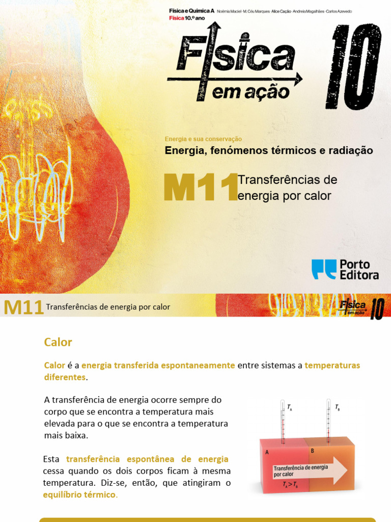 Transferência de Energia por Calor | PDF | Calor | Termodinâmica