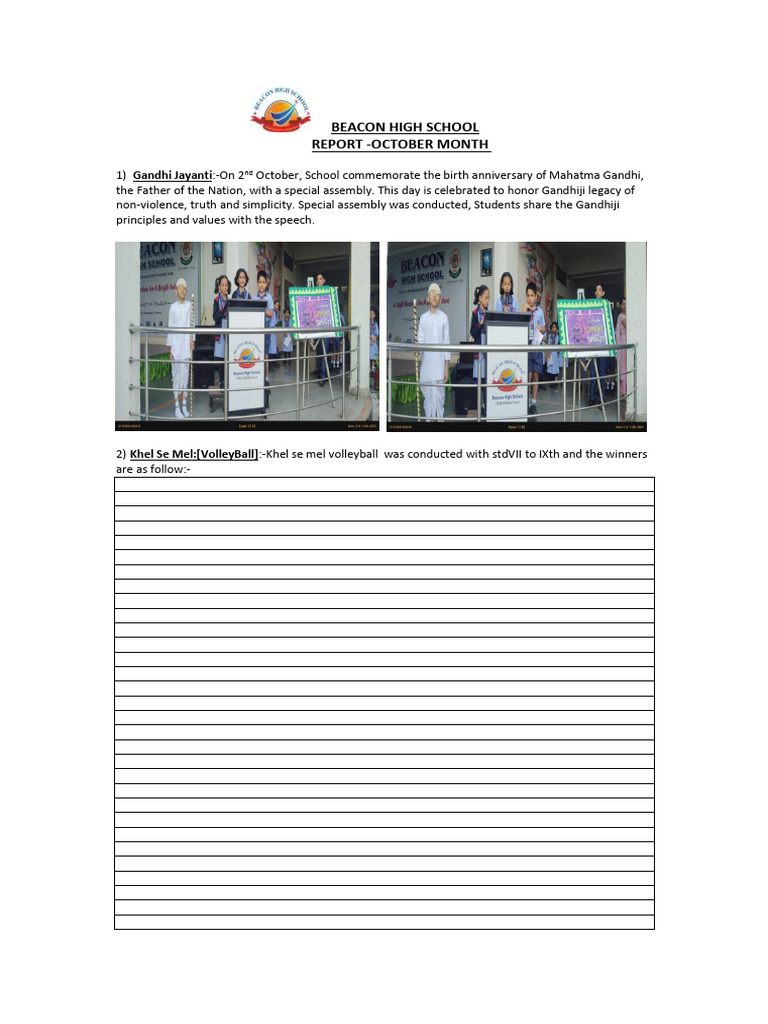 20241002-October Month Report | PDF