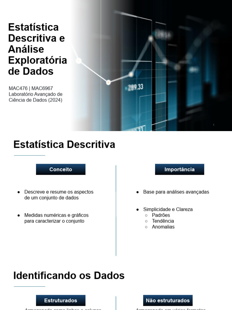 Estatística Descritiva e Exploratória | PDF | Dispersão estatística ...