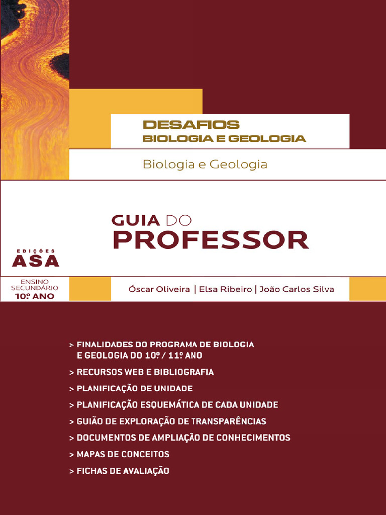 Desafios Guia Prof Geolog e Biolog - 10ano | PDF