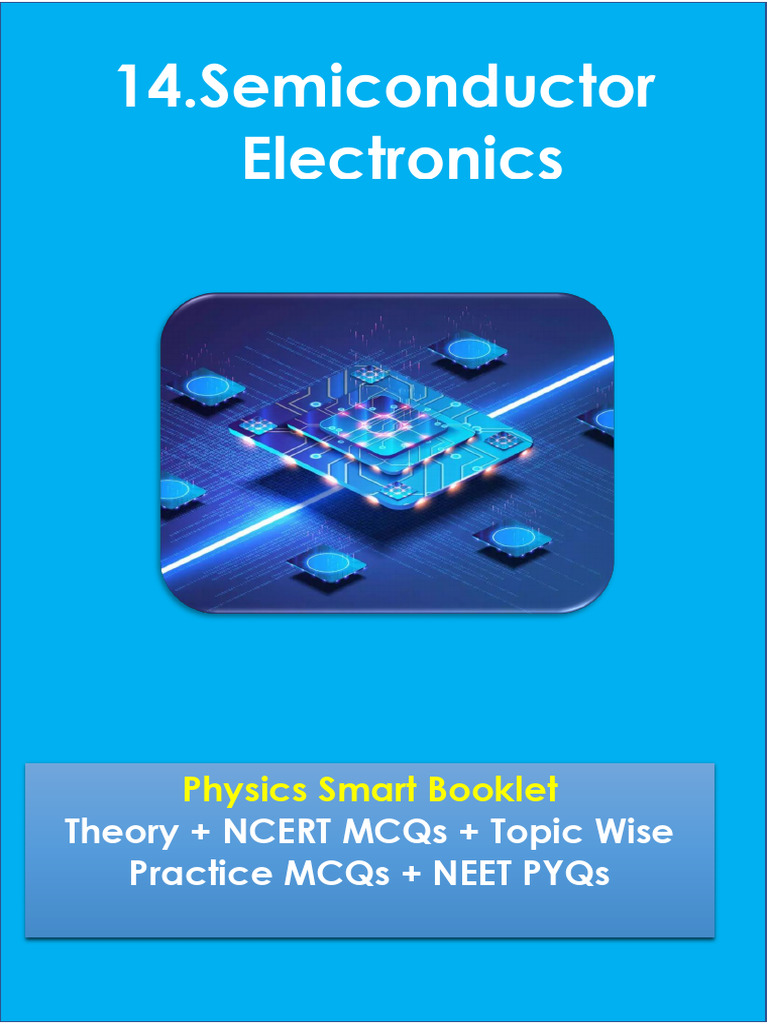 14.semi Conductor Electronics-F | PDF | Semiconductors | P–N Junction