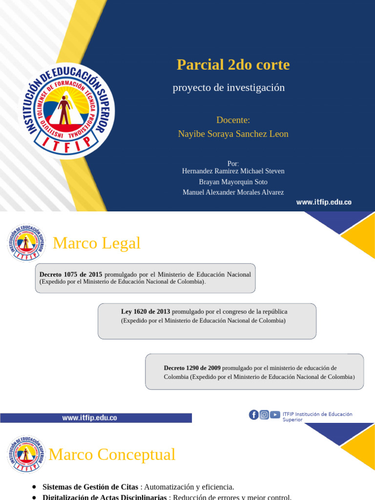 Presentacion Parcial 2do Corte | PDF | Scrum (desarrollo de software)