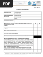 Formular Consimtamant Externare La Cerere | PDF