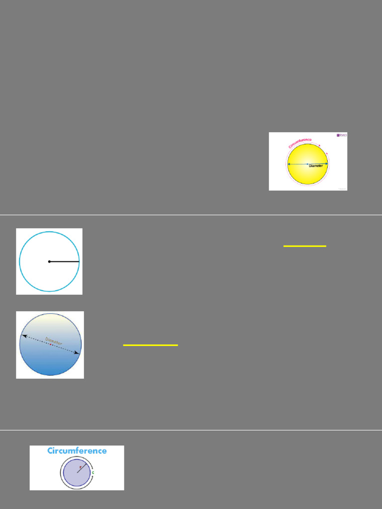 Circumference of a Circle Explained | PDF | Teaching Methods & Materials