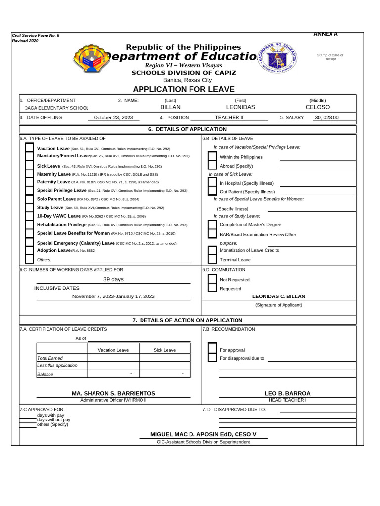 3 Copies Long Form 7 Div Cert | PDF
