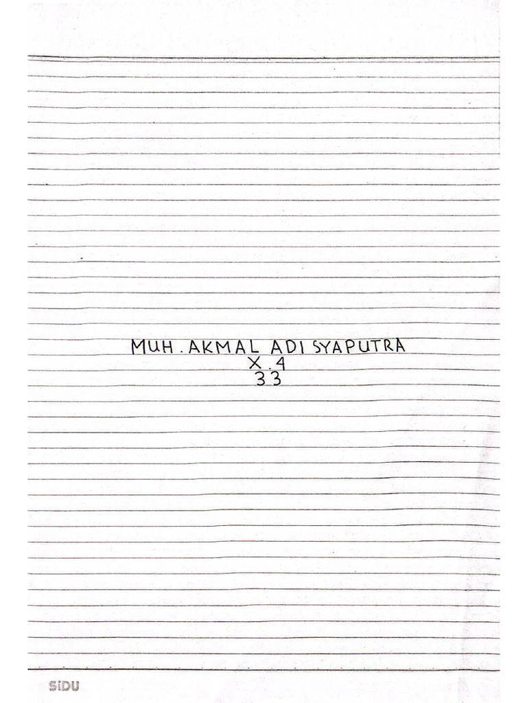 Essai Muh - Akmal Adi Syaputra | PDF