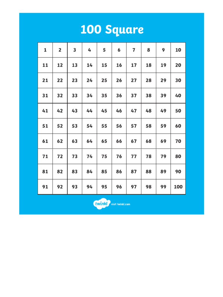 100 Square | PDF