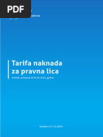 Tarife Naknada Za FL - Yettel Bank - 26122024 - NOVE TARIFE | PDF