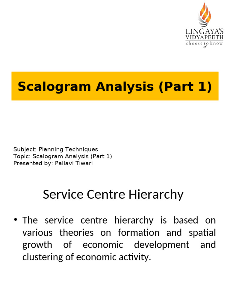 Scalogram Analysis 1 | PDF