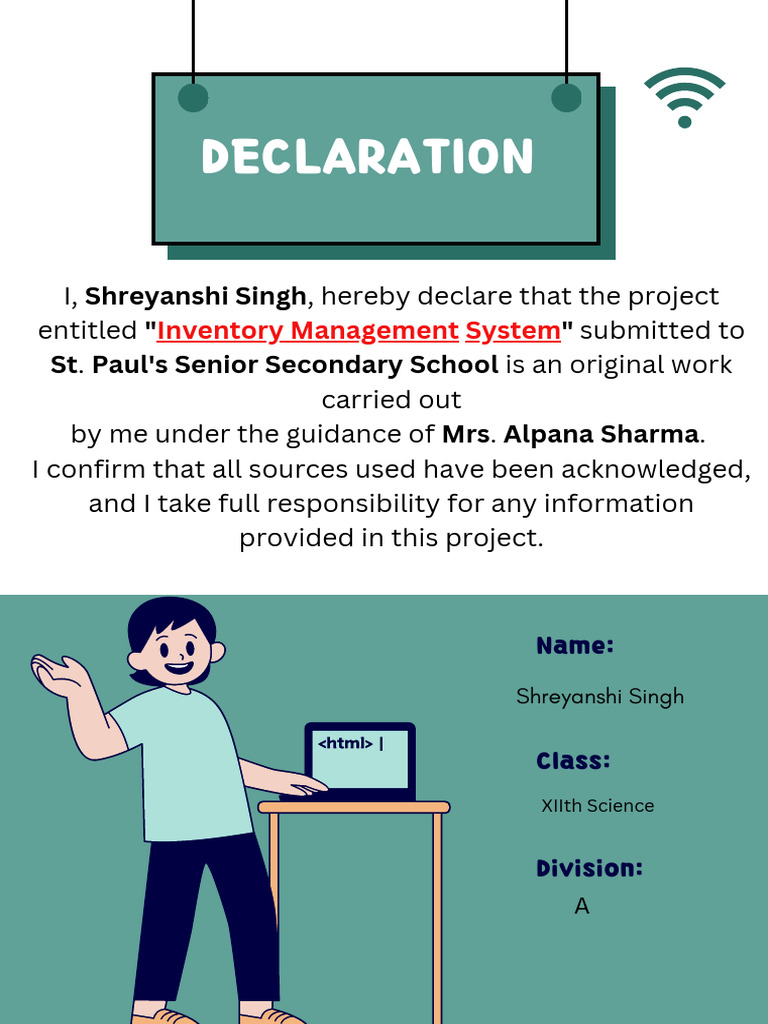 Green White Illustration Computer Science Cover A4 Document | PDF