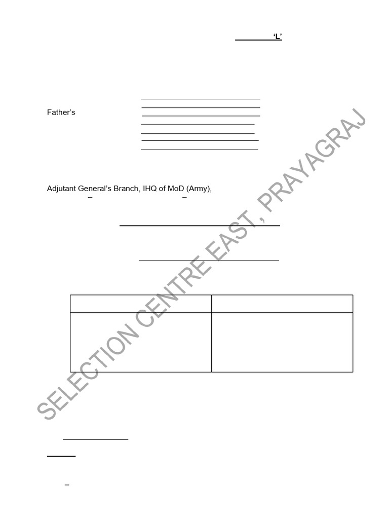 Call Up Letter Sce Prayagraj For SSC NCC Men 57 Course-21 | PDF