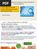 Isa 320 | PDF | Audit | Business Economics