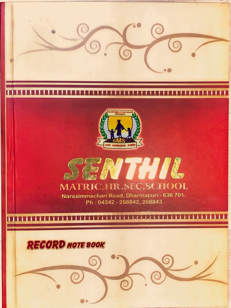 Science Record Note Template SMS | PDF