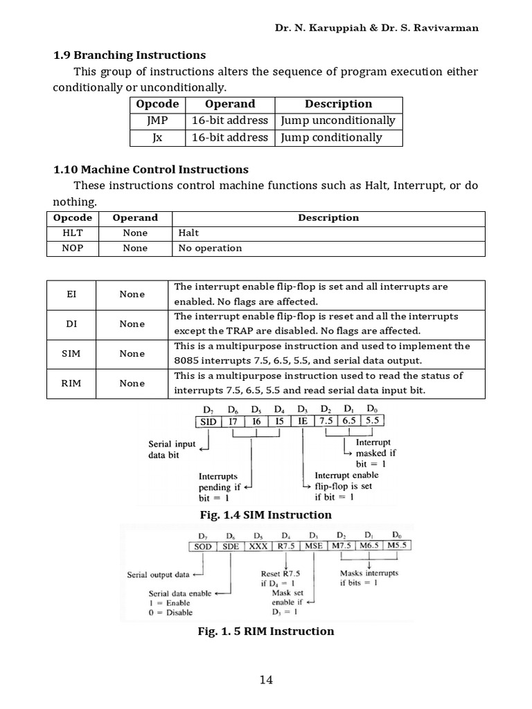 Microprocessors and Microcontrollers 14 | PDF