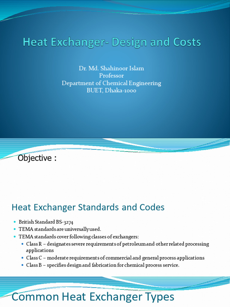 Heat Exchanger Design | PDF | Heat Exchanger | Heat Transfer