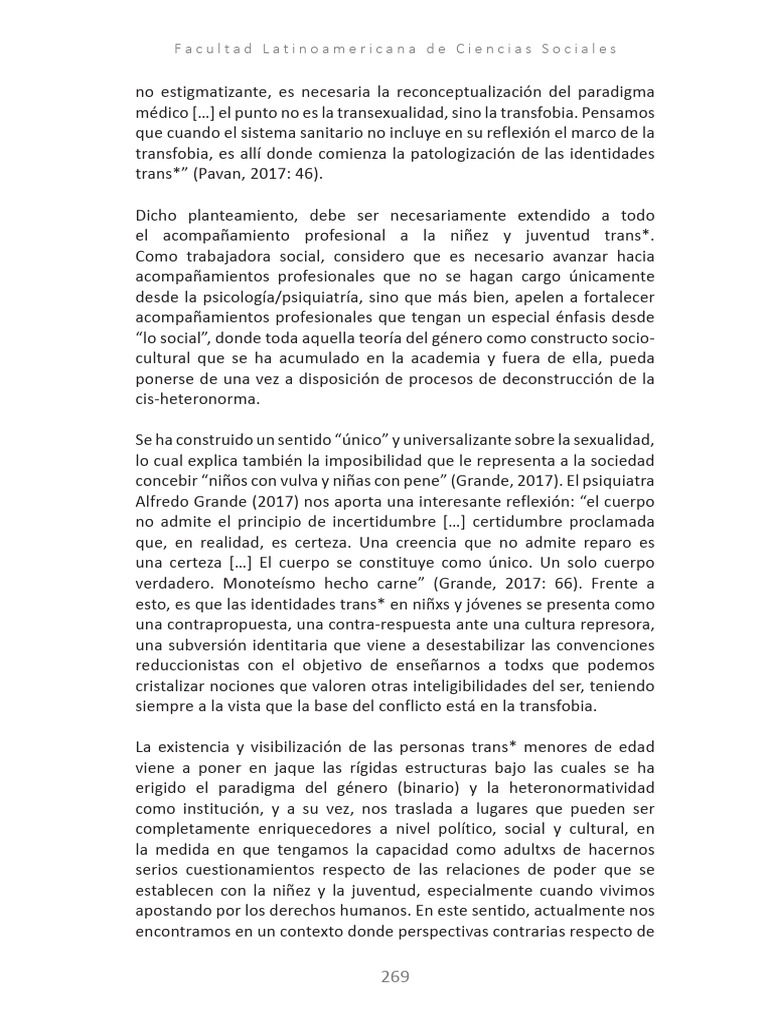 Libro Ninez y Genero Cideni Flacso 1 278 269 | PDF | Transgénero ...