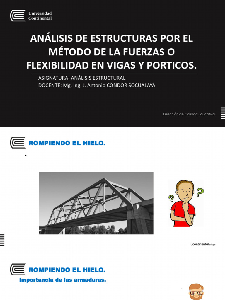 Análisis Estructural: Método de Flexibilidad | PDF | Braguero | Fuerza