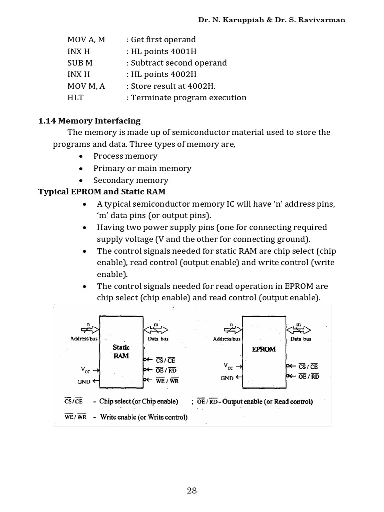 Microprocessors and Microcontrollers 28 | PDF