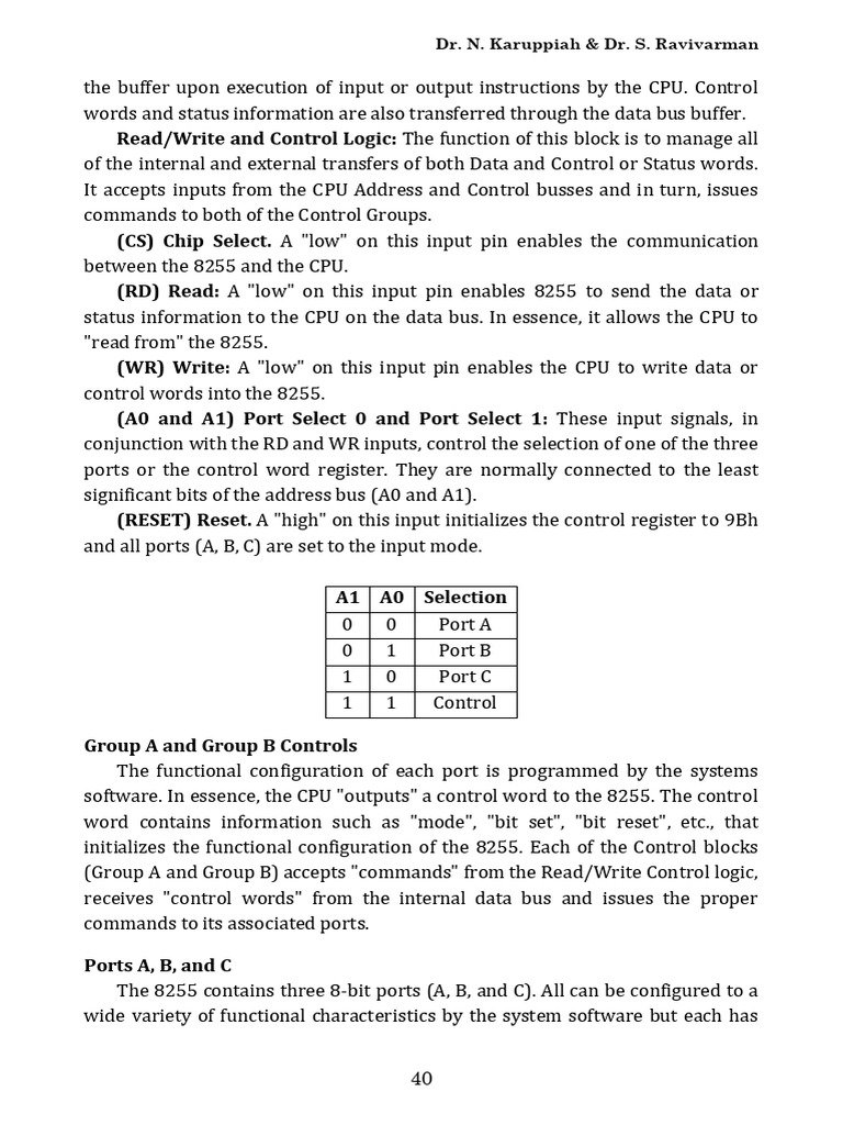 Microprocessors and Microcontrollers 40 | PDF | Computers