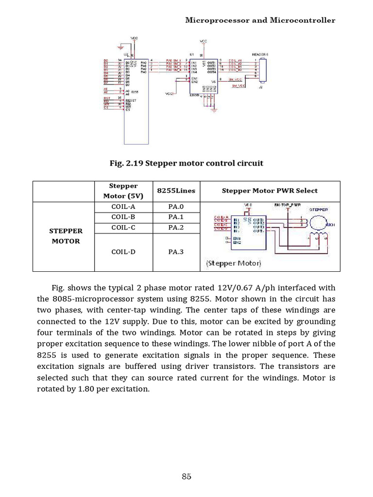 Microprocessors and Microcontrollers 85 | PDF