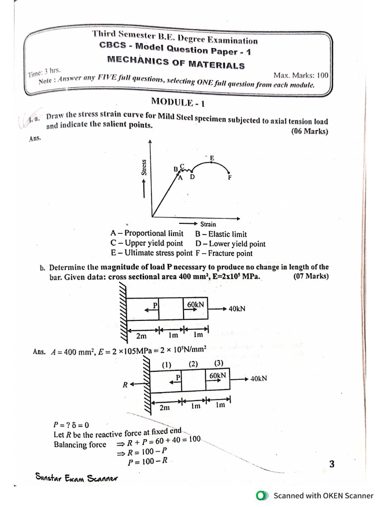 Mom Solved Model Paper 1 - 124131 | PDF