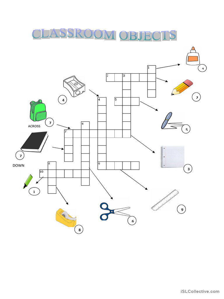 Classroom Objects | PDF