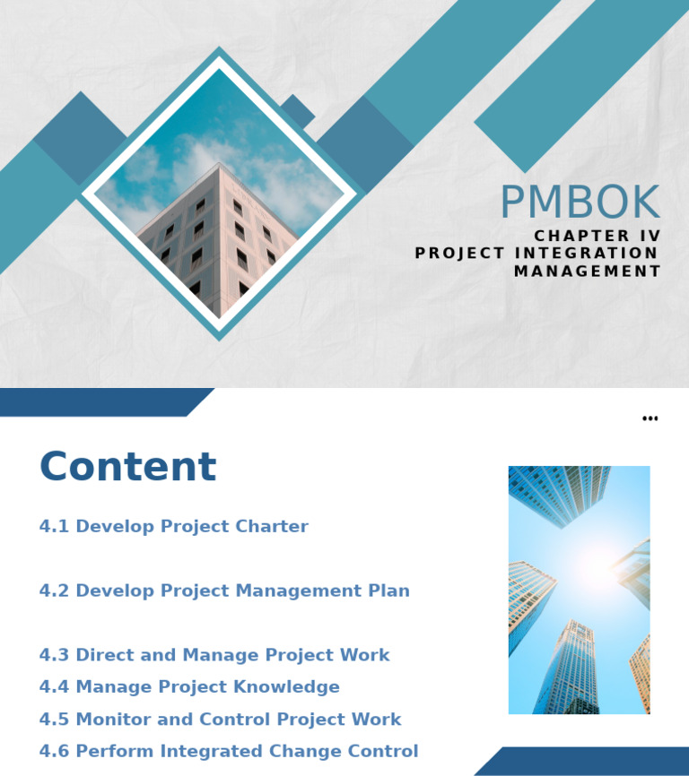 Project Integrated Management | PDF