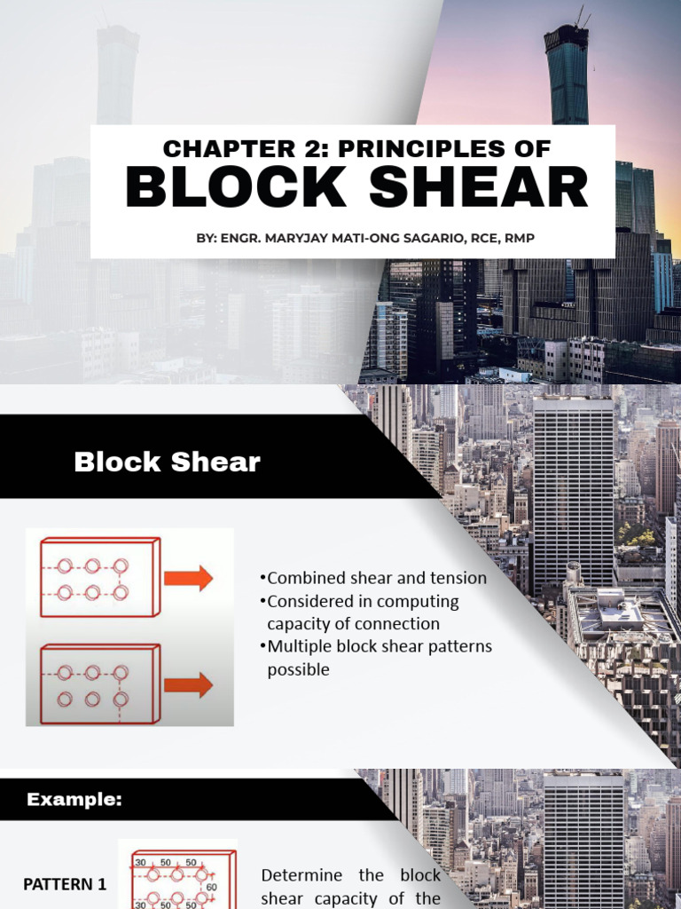 Chapter 2 - Block Shear | PDF