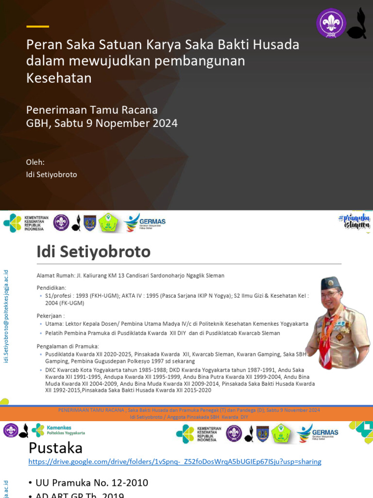 Pengantar SBH Dan Pramuka T D | PDF