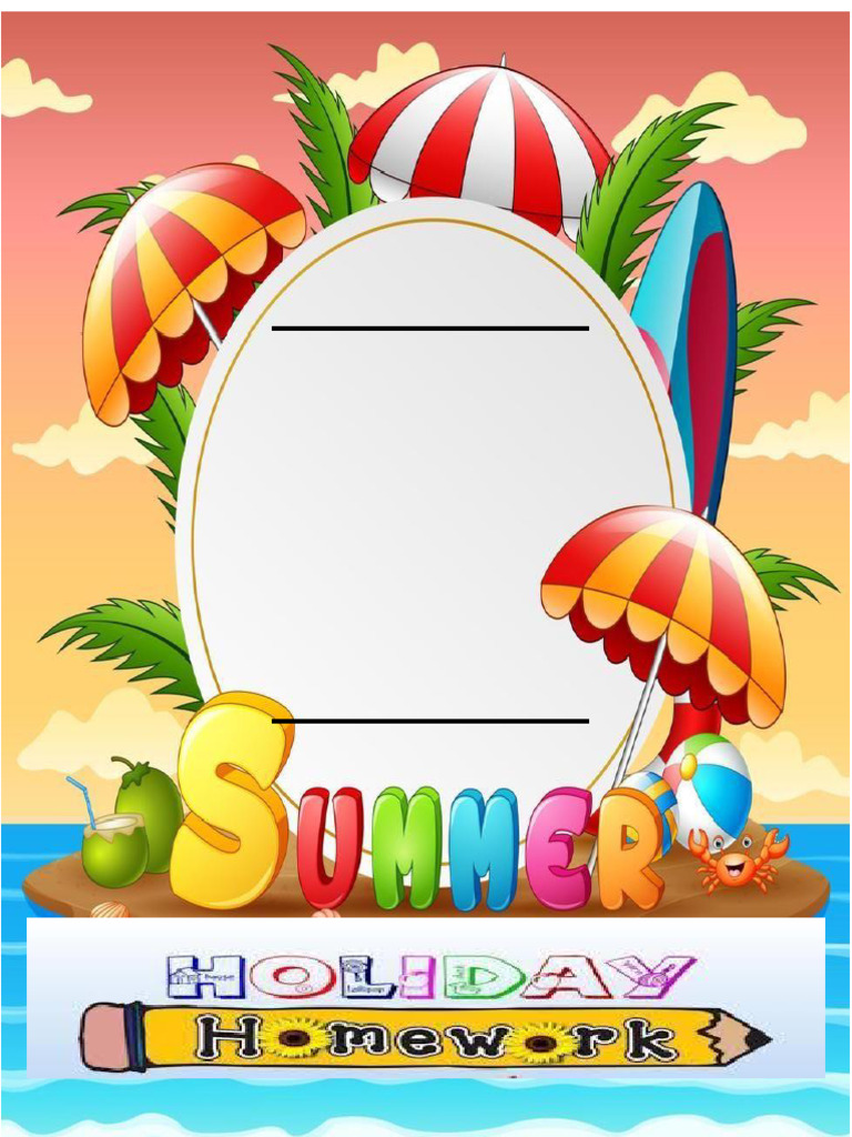 Class I Summer Holiday HW (2024-25) | PDF
