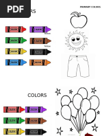 Primary and Secondary Colours Worksheet | PDF