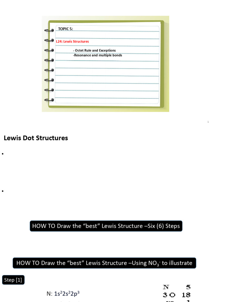 Lecture 24 | PDF | Chemical Bond | Covalent Bond