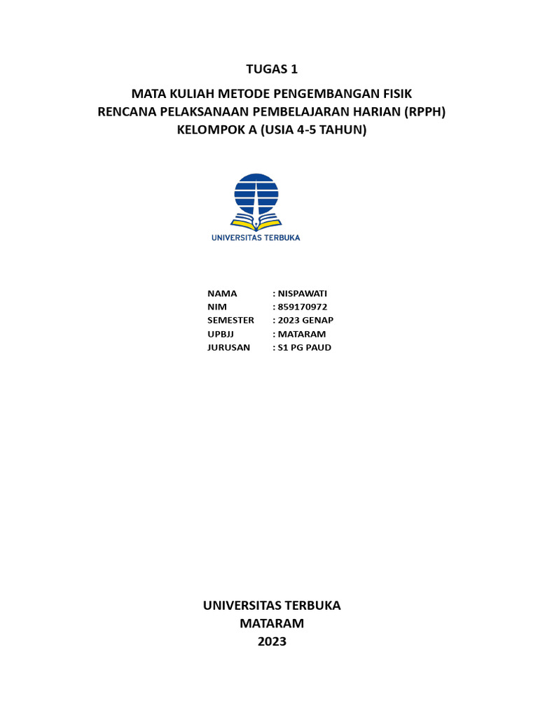 RPPH MP Fisik | PDF